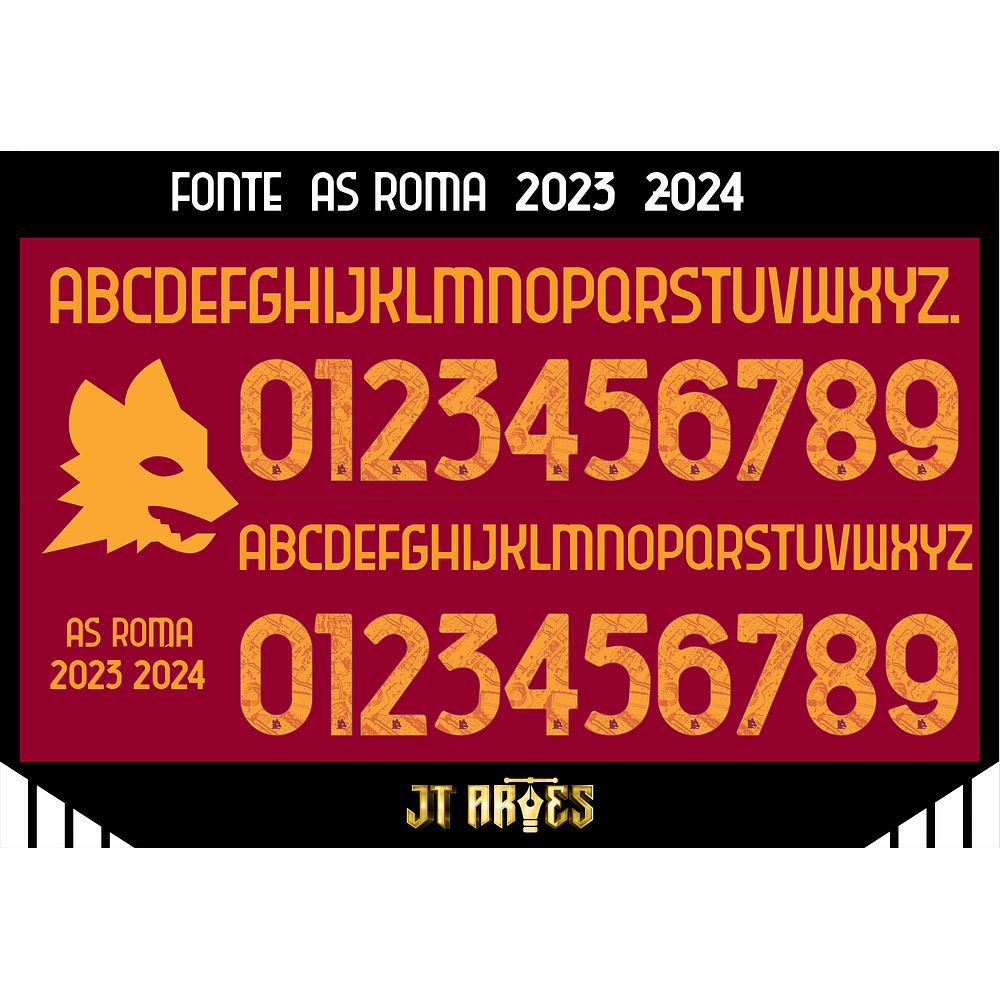 Fonte As Roma 2023-2024