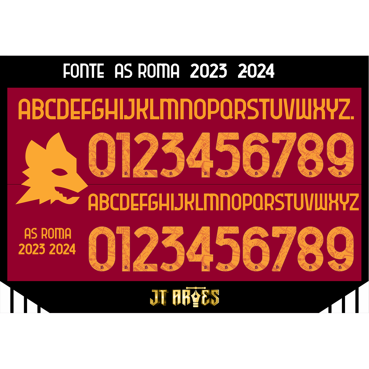 Fonte As Roma 2023-2024