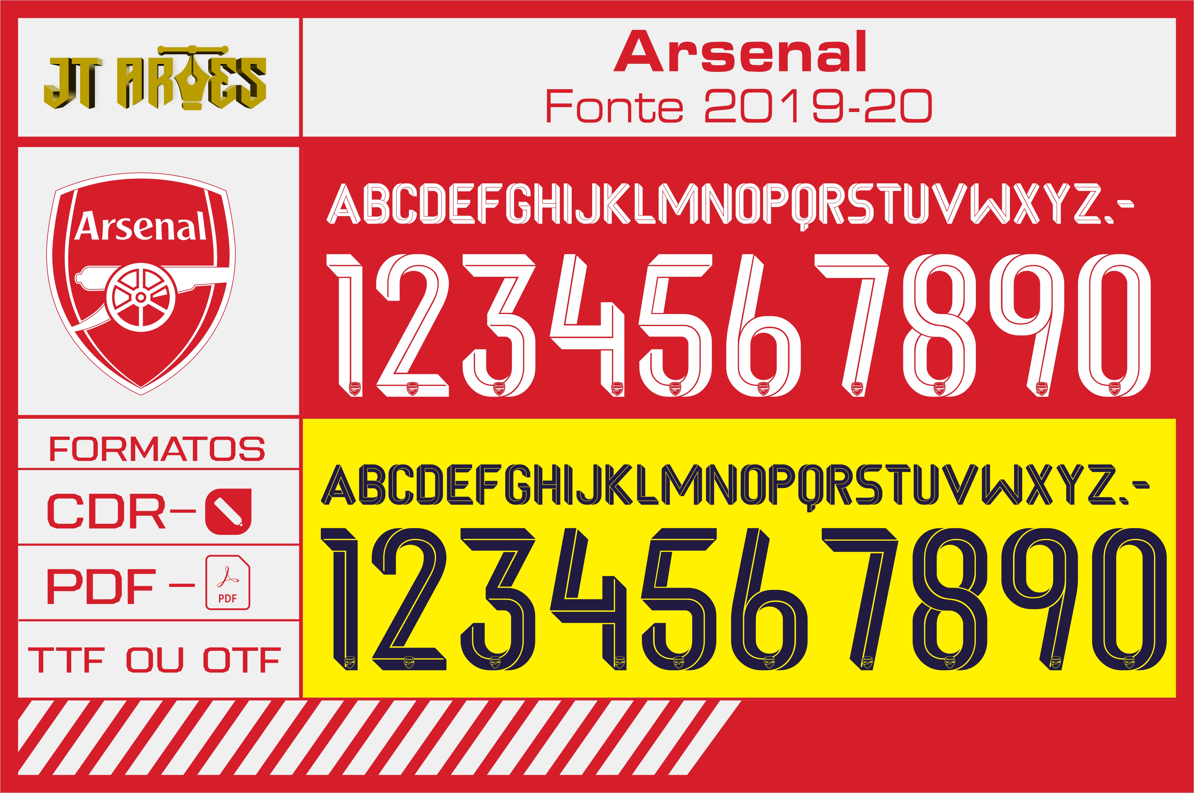 Fonte Arsenal 2019-2020