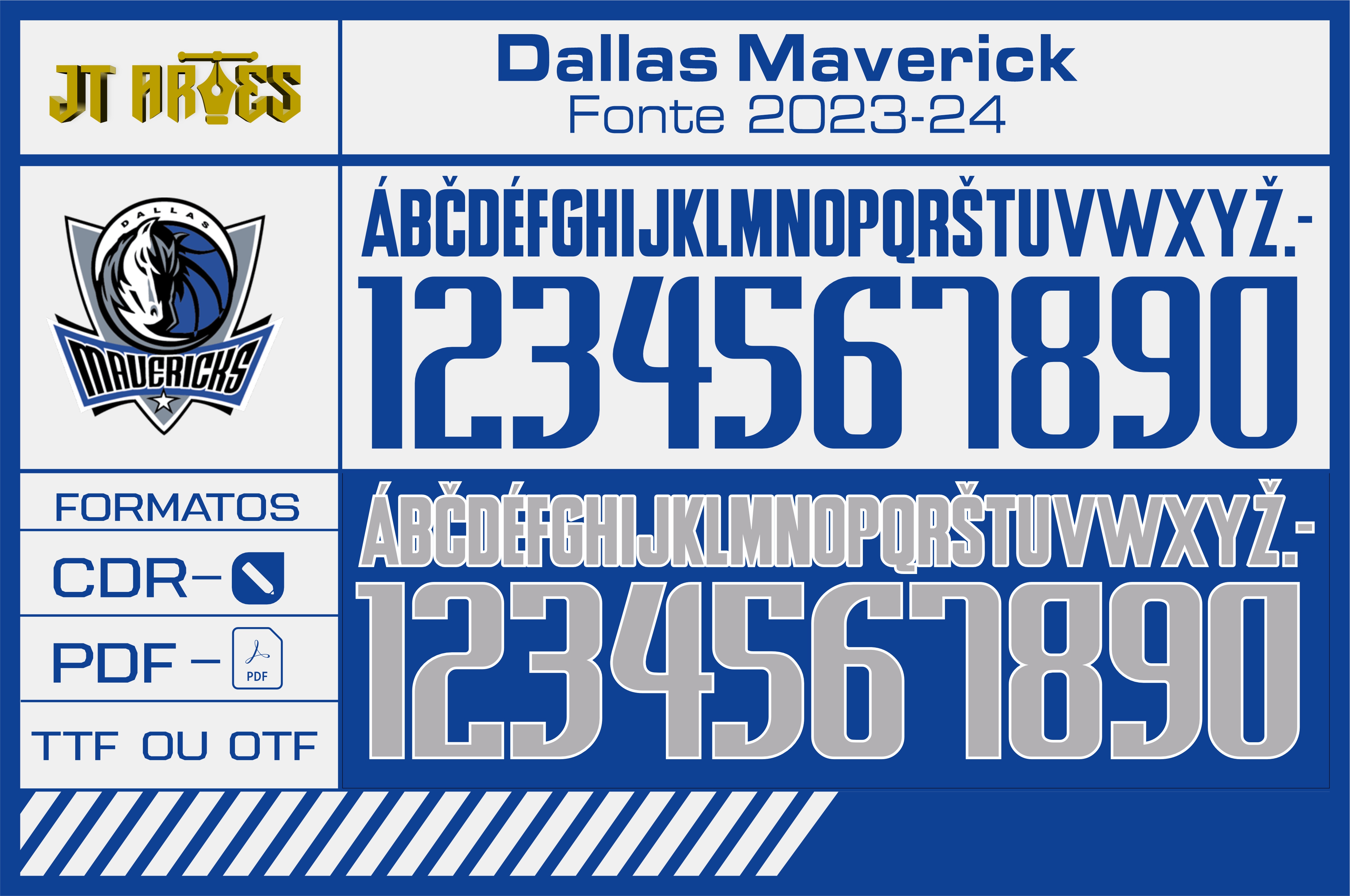 Fonte Dallas Maverick 2023