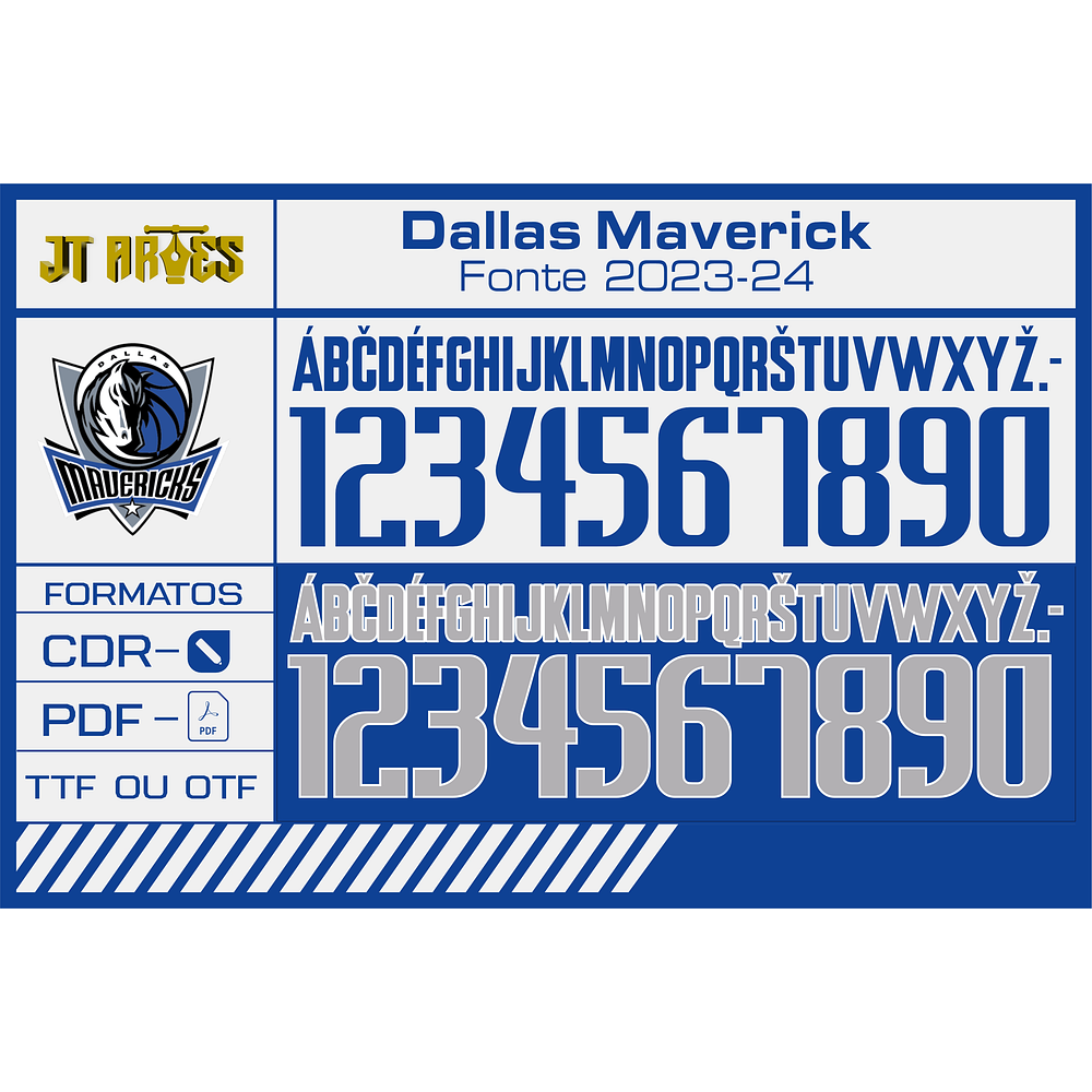 Fonte Dallas Maverick 2023