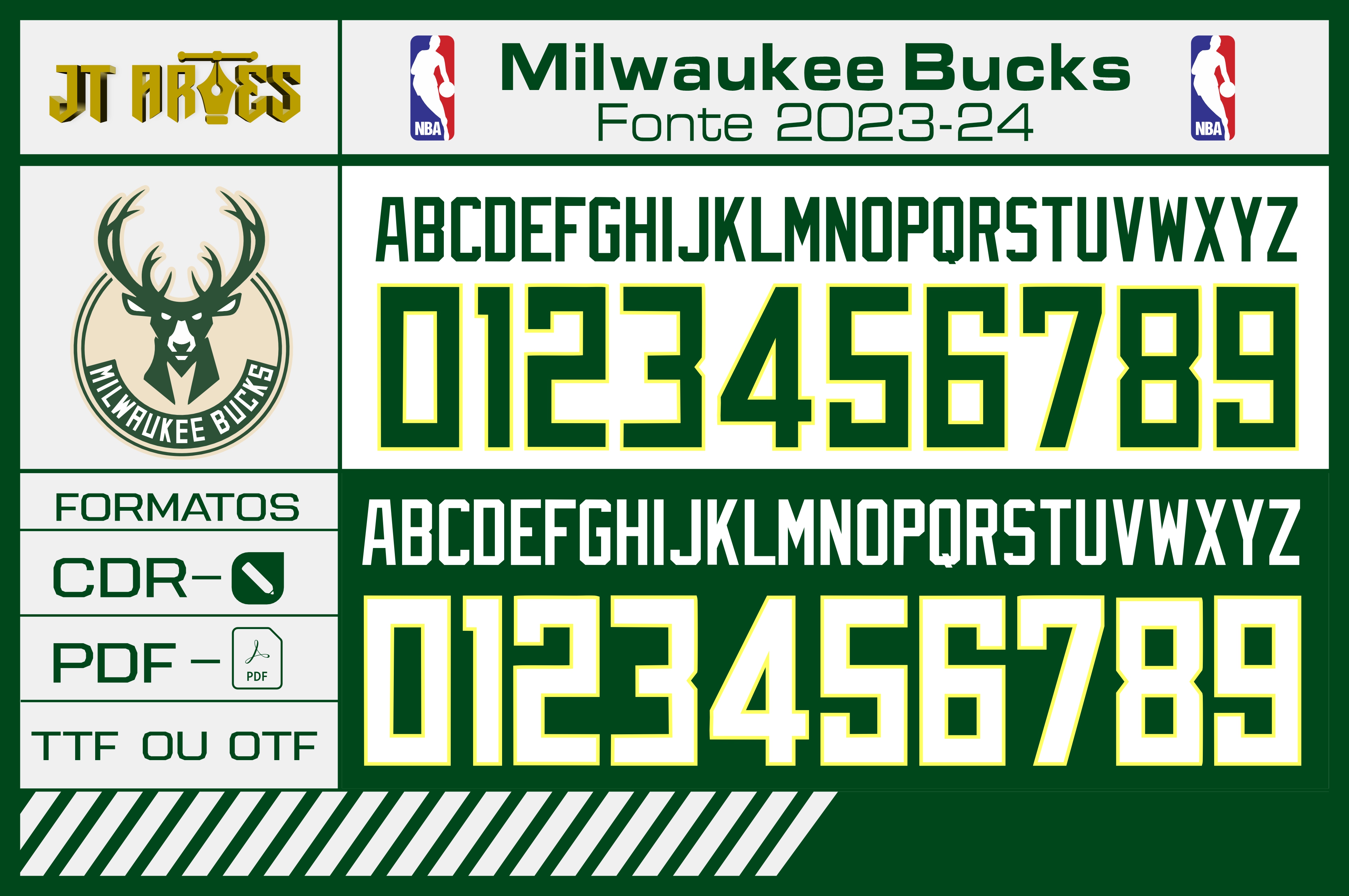 Fonte NBA Milwaukee Bucks 2023-24