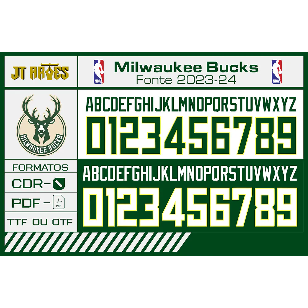 Fonte NBA Milwaukee Bucks 2023-24