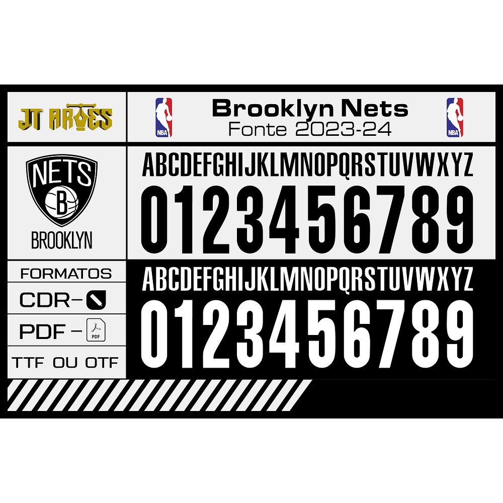 Fonte NBA Brooklyn Nets 2023-2024