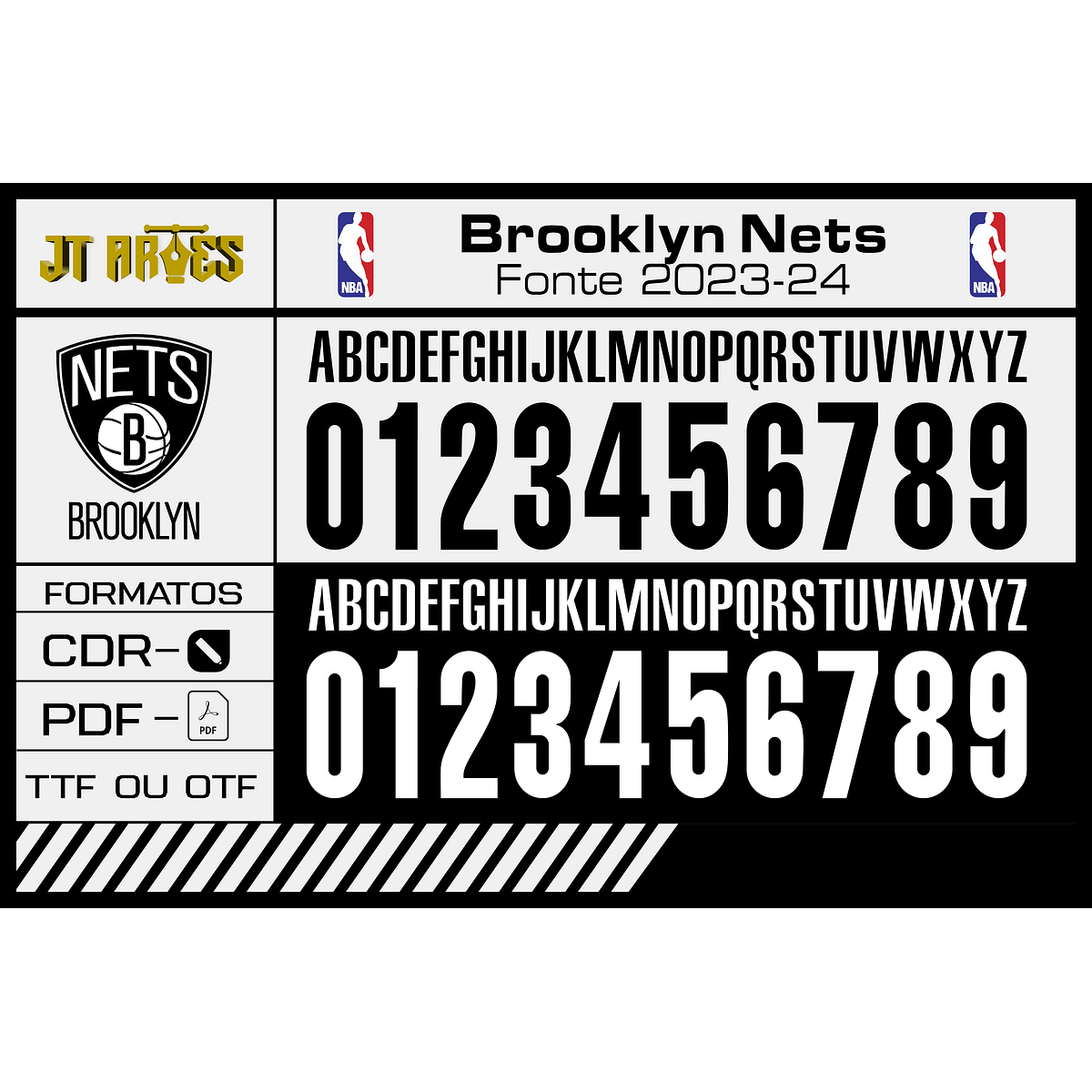 Fonte NBA Brooklyn Nets 2023-2024