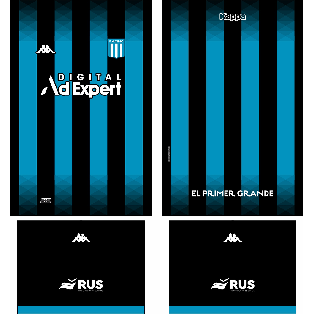 Arte Vetor Camisa Racing Club Conceito 2024