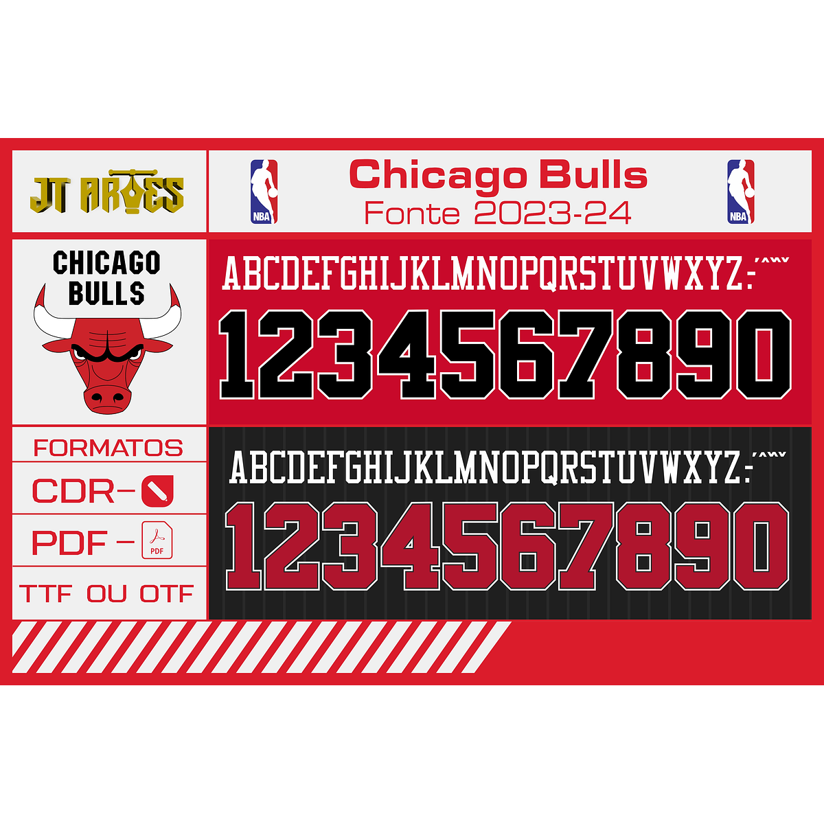 Fonte NBA Chicago Bulls 2023-2024