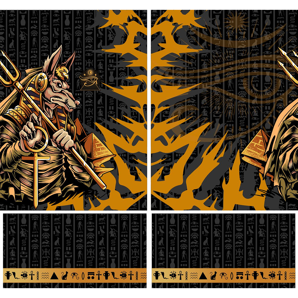 Arte Vetor Camisa InterClasse Anubis Mod-93