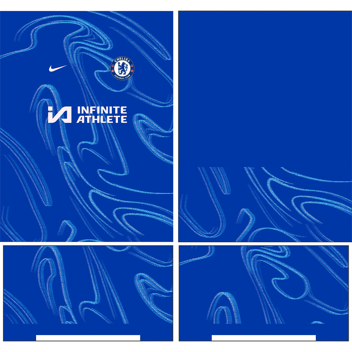 Arte Vetor Camisa Chelsea Local 2024-25