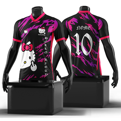 Arte Vetor Camisa Hello Kitty 403