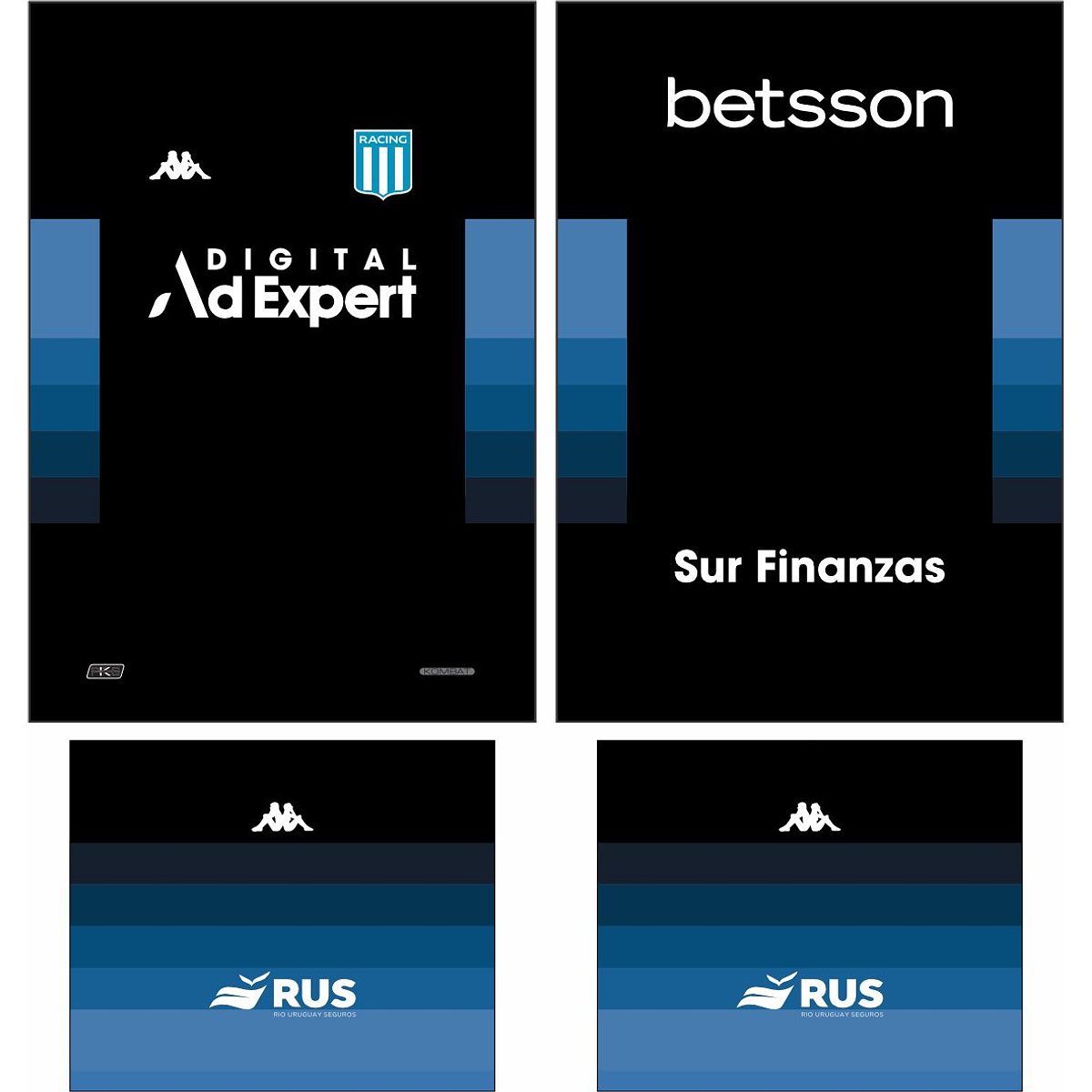 Arte Vetor Camisa Racing Club Visita 2024-2025