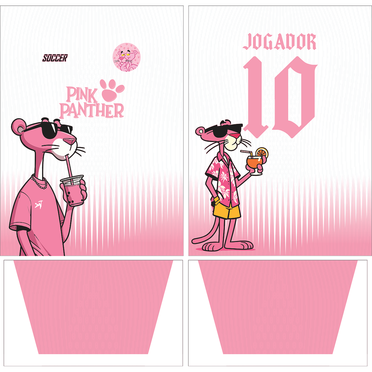 Arte Vetor Camisa InterClasse Pantera rosa Mod-258