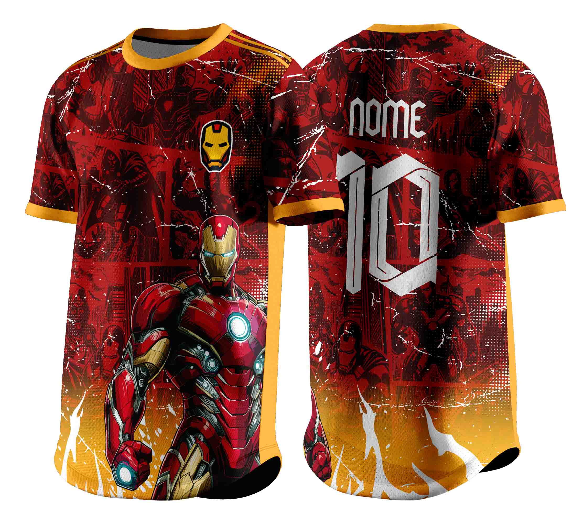 Arte Vetor Camisa InterClasse Homem de ferro 375