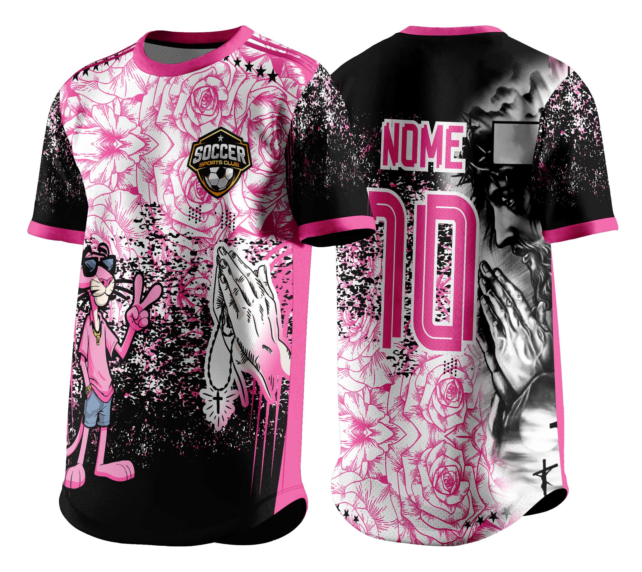 Arte Vetor Camisa InterClasse Pantera rosa 394