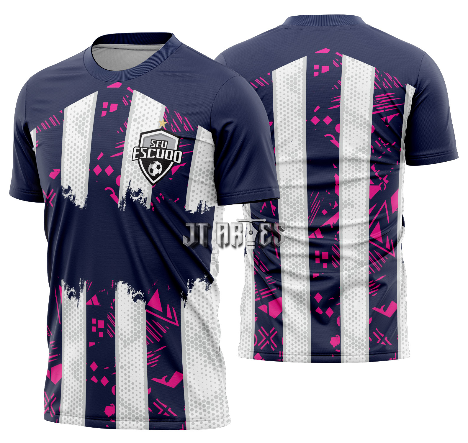 Arte Vetor Camisa Futebol Amador Mod-256