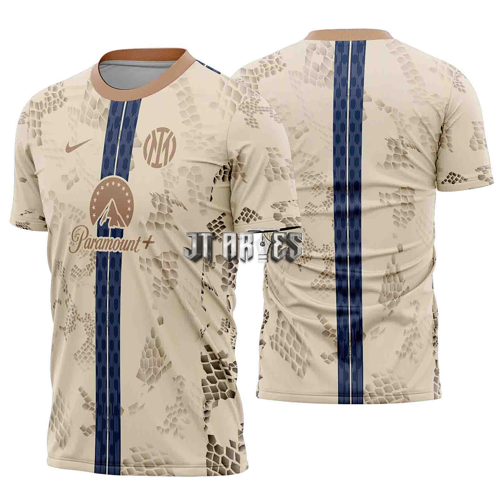 Arte Vetor Camisa Inter Milan Texture Snake