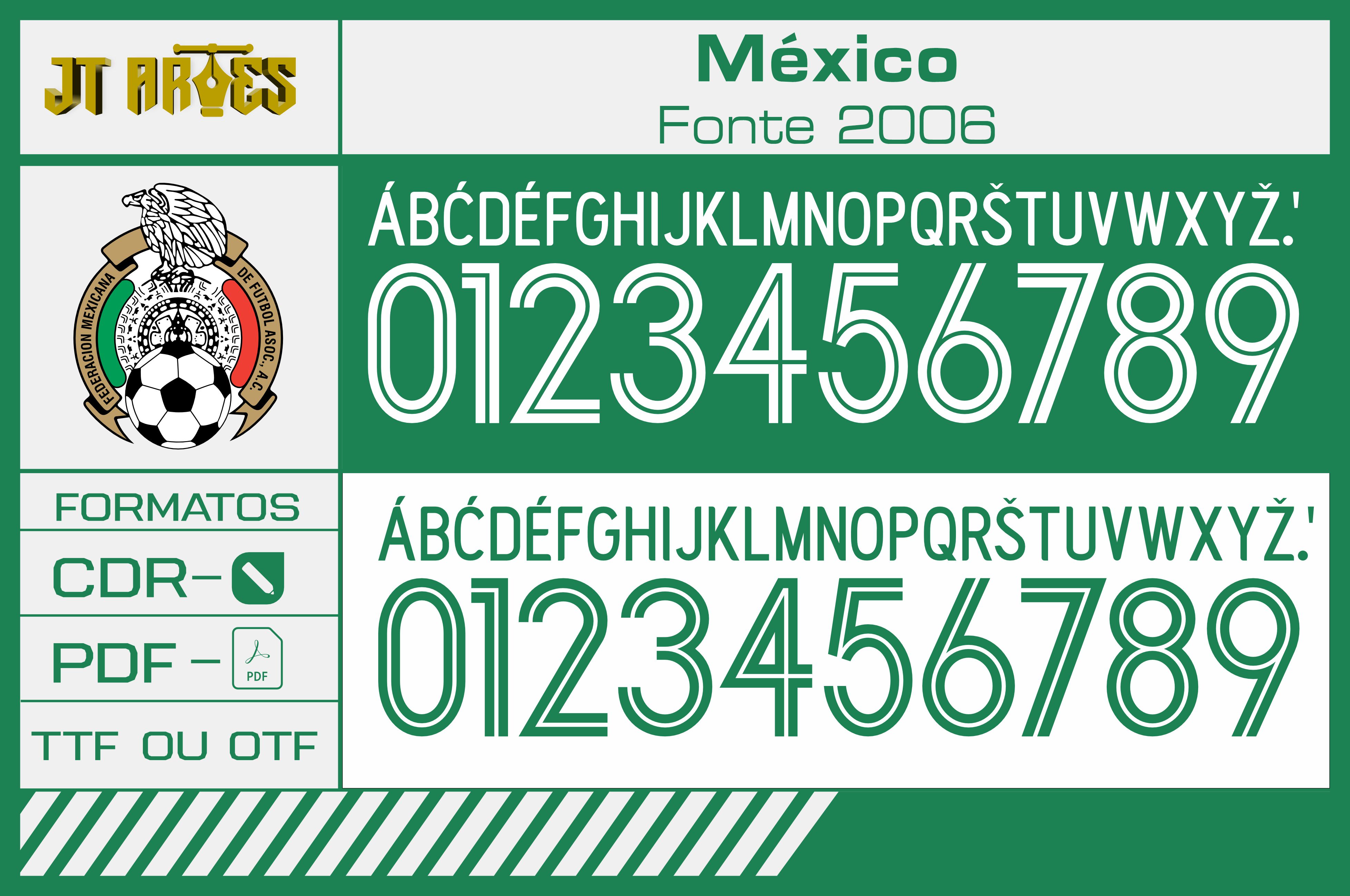 Fonte Mexico WC 2006