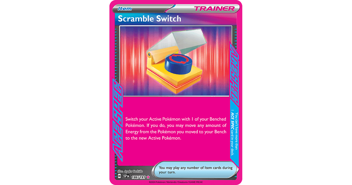 Scramble Switch SSP 186/191 Ace Spec