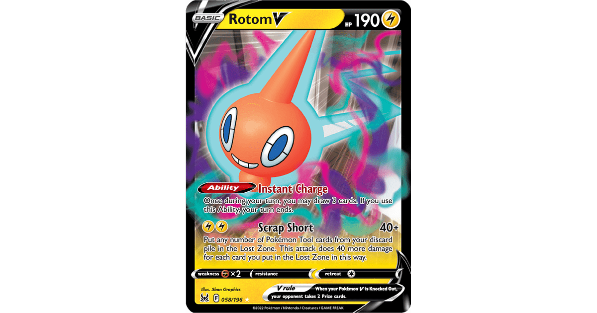 Rotom V 058/196