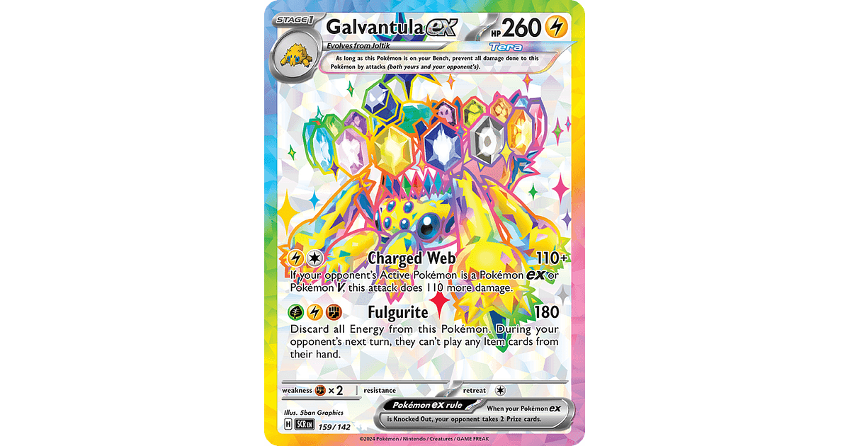 Galvantula Ex SCR 159/142