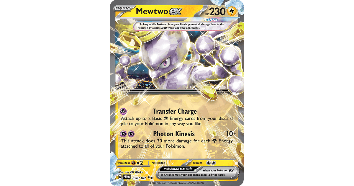 Mewtwo ex PAR 058/182