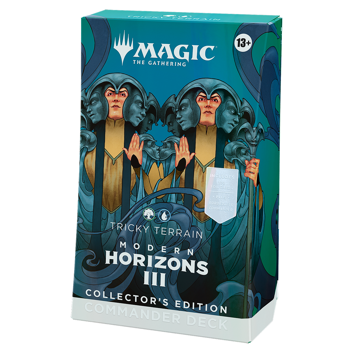 MH3: Tricky Terrain Collector Commander Deck MAGIC THE GA...