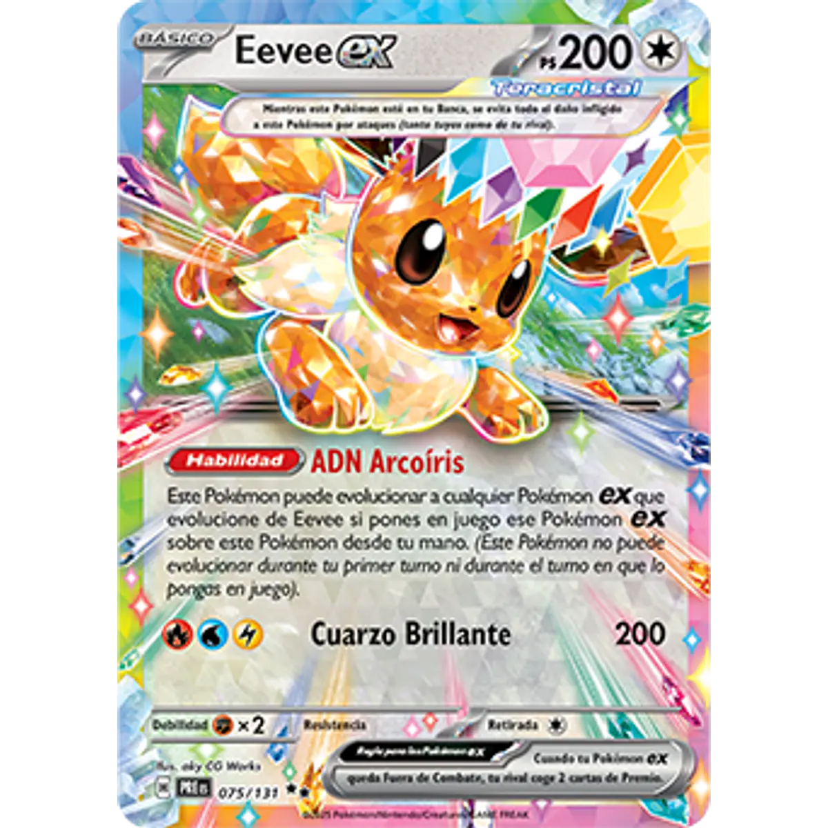 Eevee EX 075/131 - Español - Prismatic Evolutions