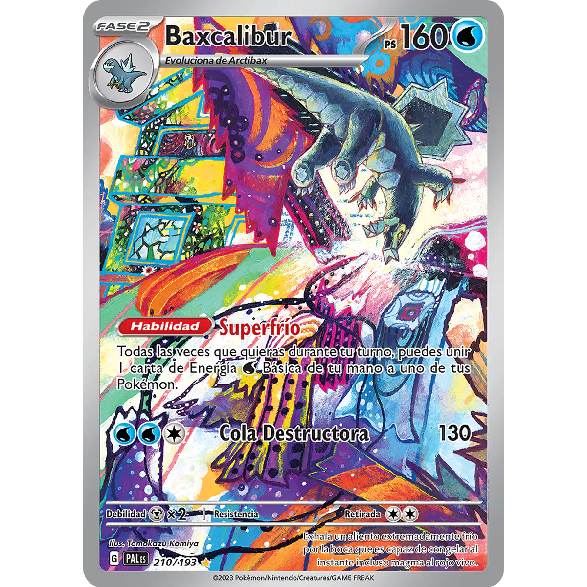 Baxcalibur 210 193 Español Paldea Evolved