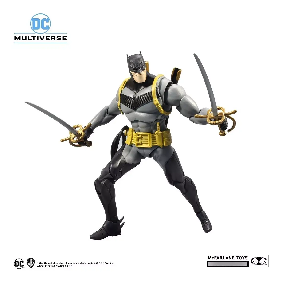 Batman Figura Azrael Armor Batman 2 Pack Dc White Mcfarlane