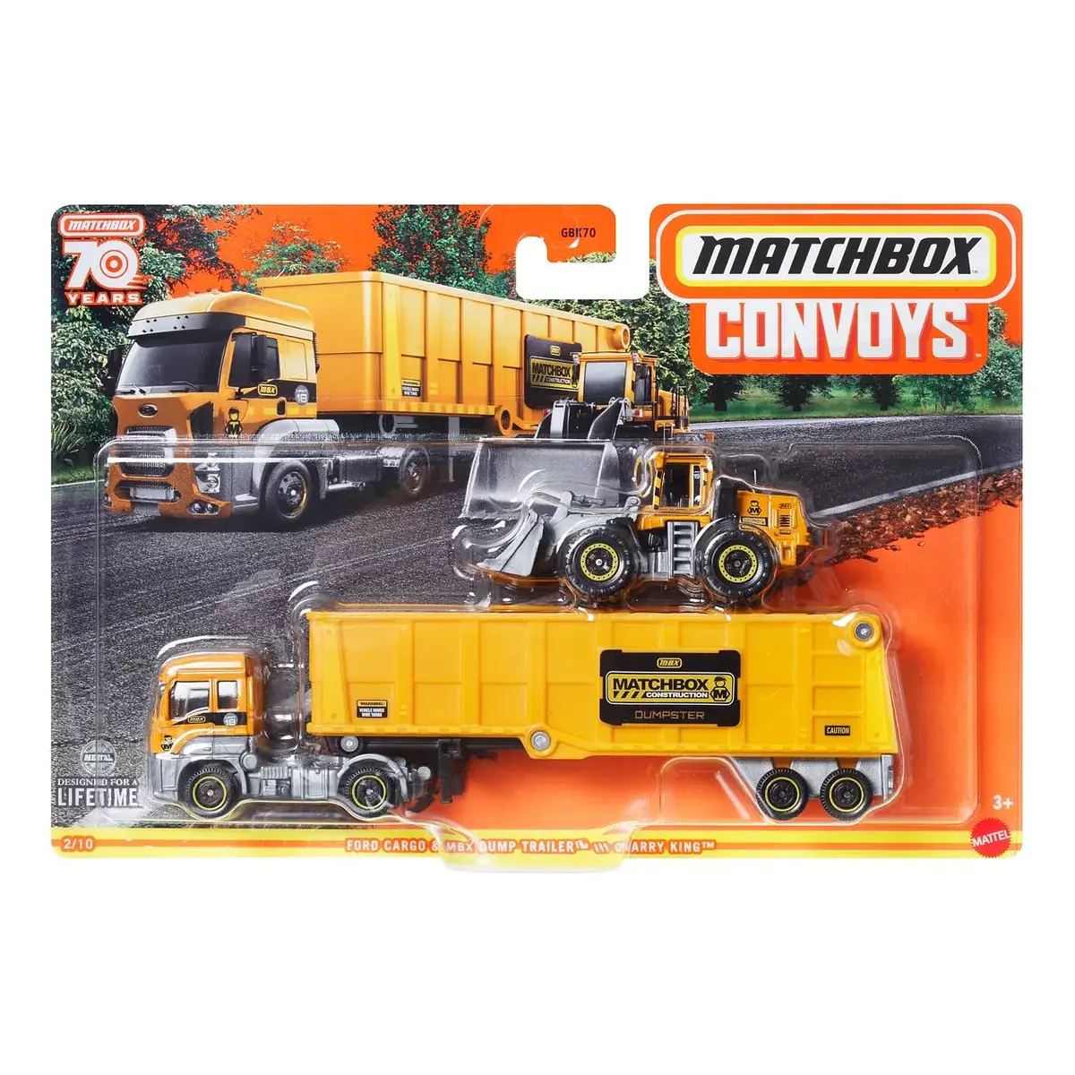 Ford Cargo Trailer Y Quarry King Matchbox Convoys Metal