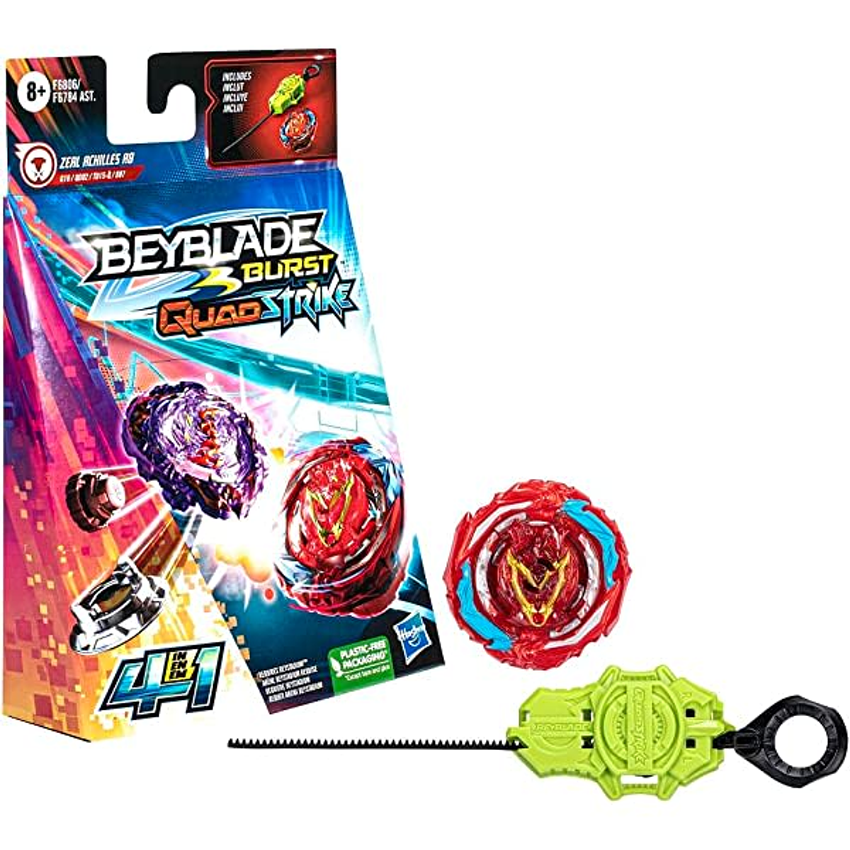 BEYBLADE BURST QUAD STRIKE 4 EN 1 STARTER PACK SURTIDO