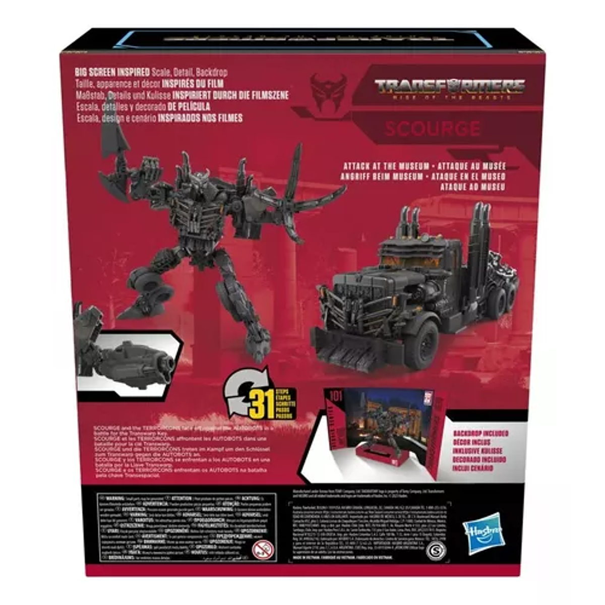 Transformers Studio Series Clase Líder 101 Scourge