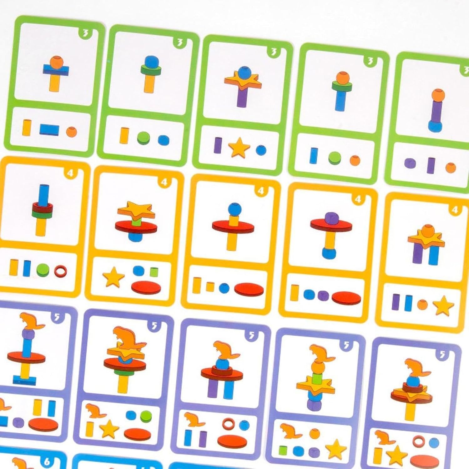 Juego de Patrones Equilibrio Figuras Geométricas