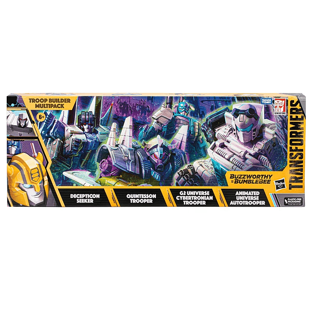 TRANSFORMERS BUZZWORTHY BUMBLEBEE TROOP BUILDER PACK