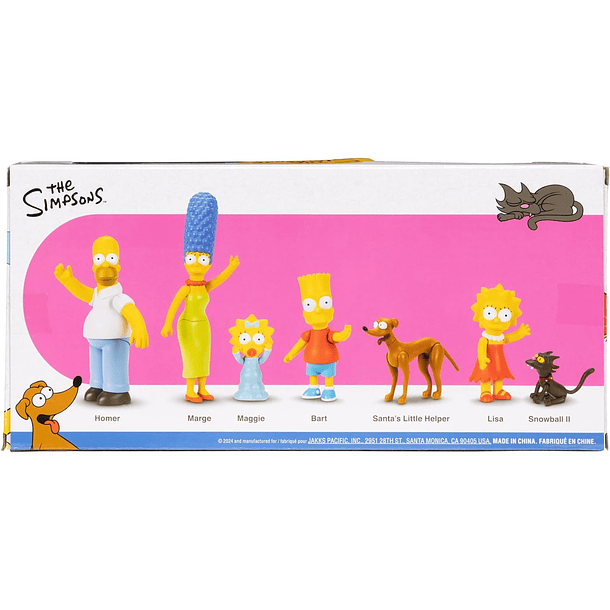Los Simpsons Pack de 5 figuras 7 cm