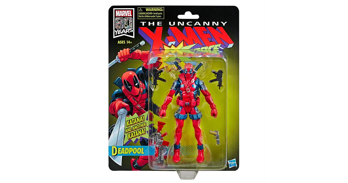 Figura Fan Marvel 80th Anniversary Legends Series Deadpool