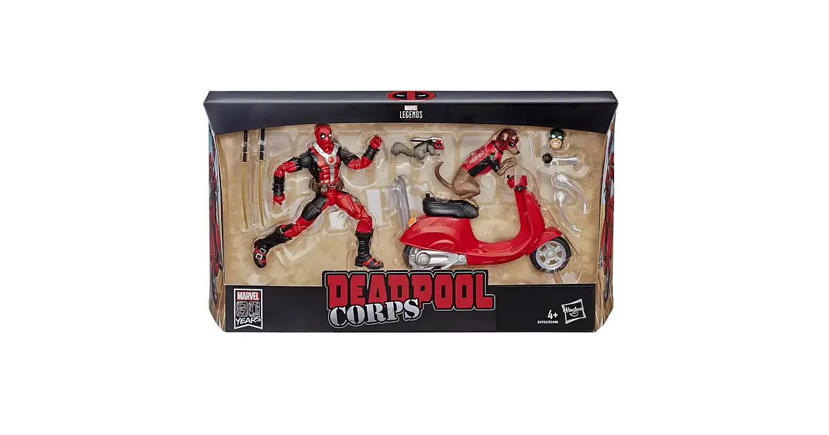 Marvel Legends Series - Figura Deadpool con Scooter