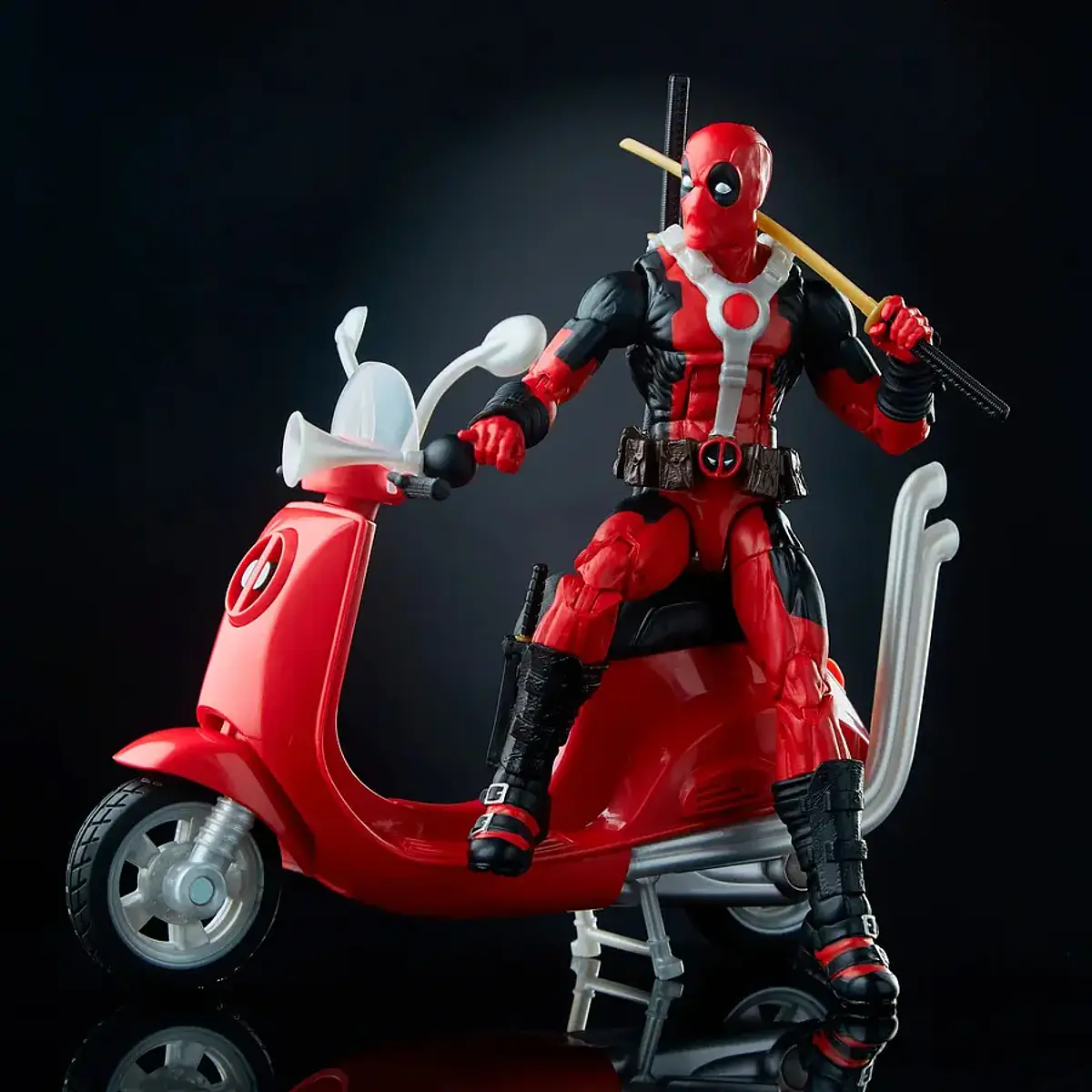Marvel Legends Series - Figura Deadpool con Scooter