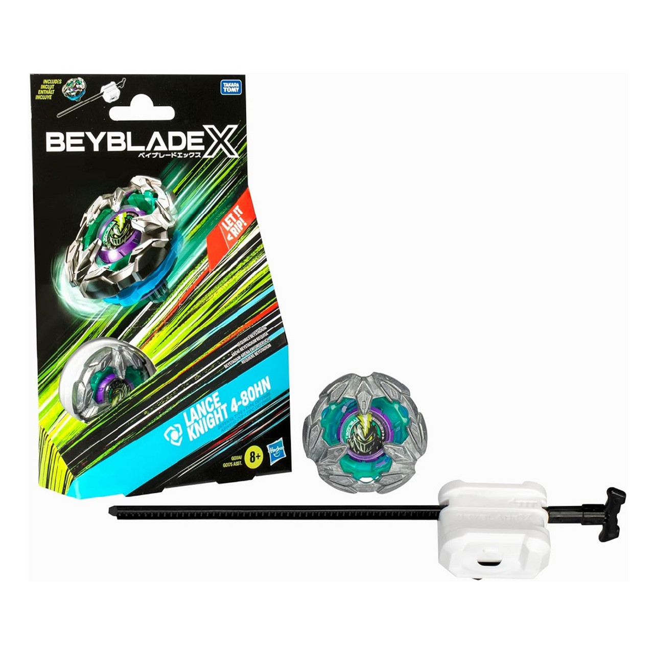 Beyblade X Lance Knight 4-80HN F con lanzador