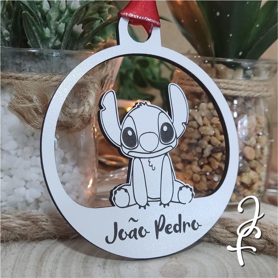 Bola de Natal Stitch