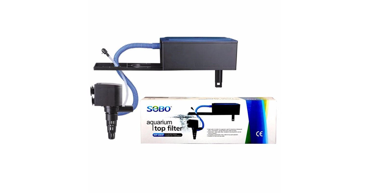 Filtro Superior Sobo 880 L/H para Acuario - WP-1880F Externa