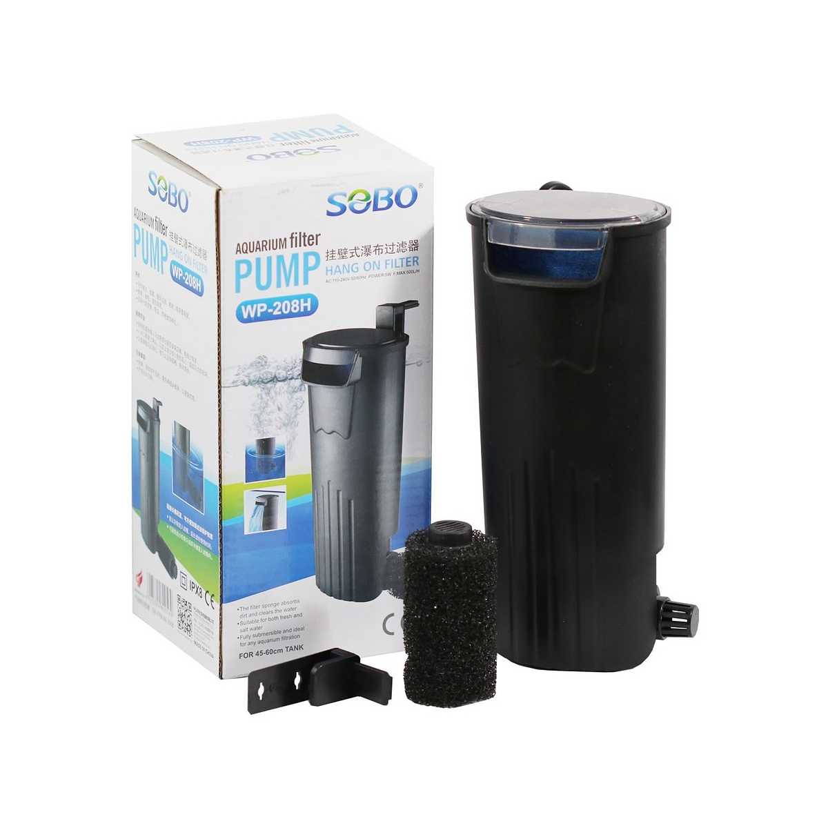 Filtro interno ideal para tortugas