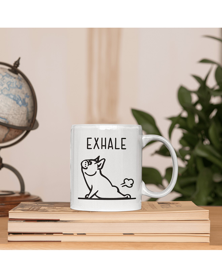 Caneca Inhale Exhale Dog