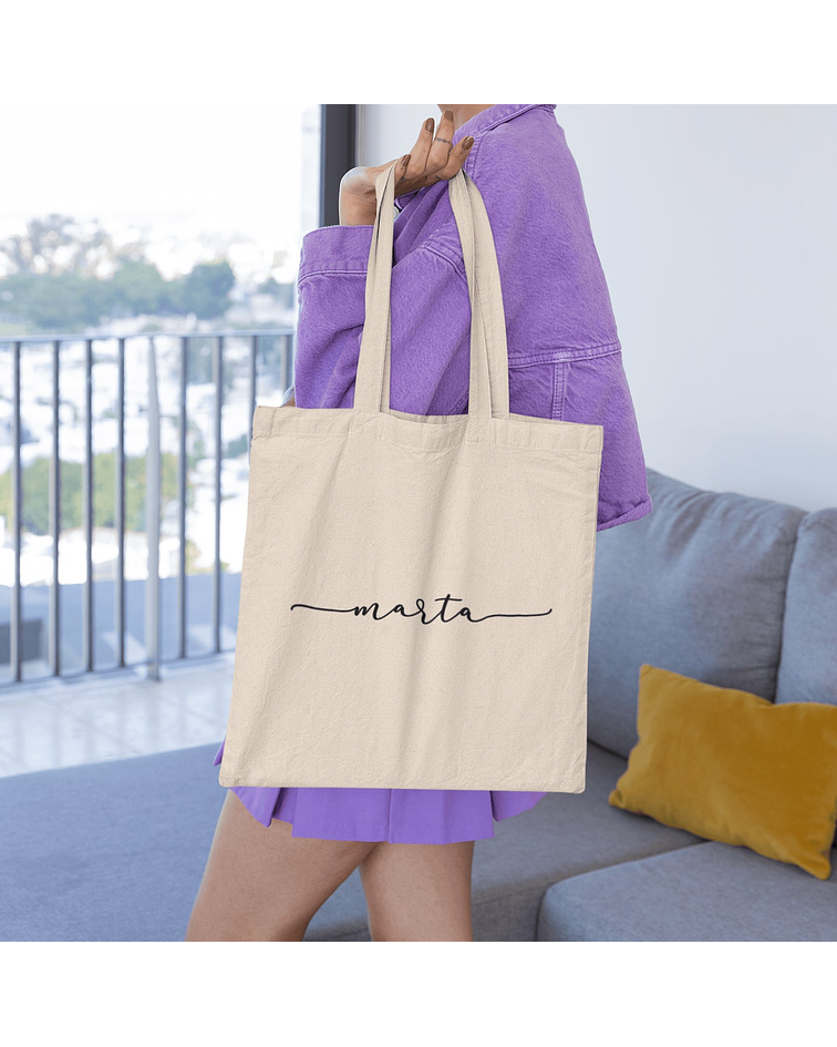 Saco Tote Bag Personalizável Nomes