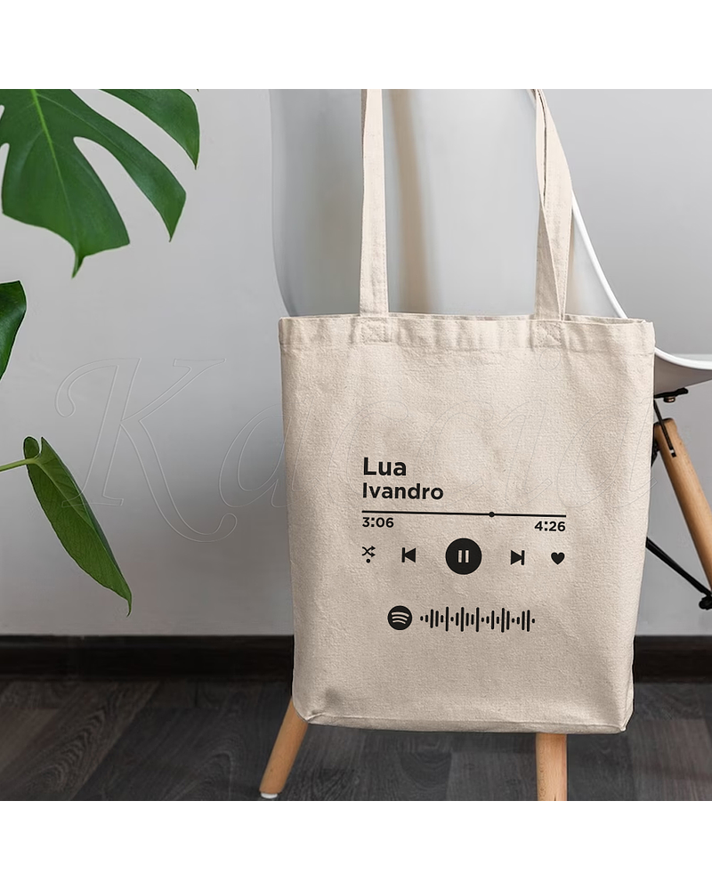 Saco Tote Bag Personalizado Spotify