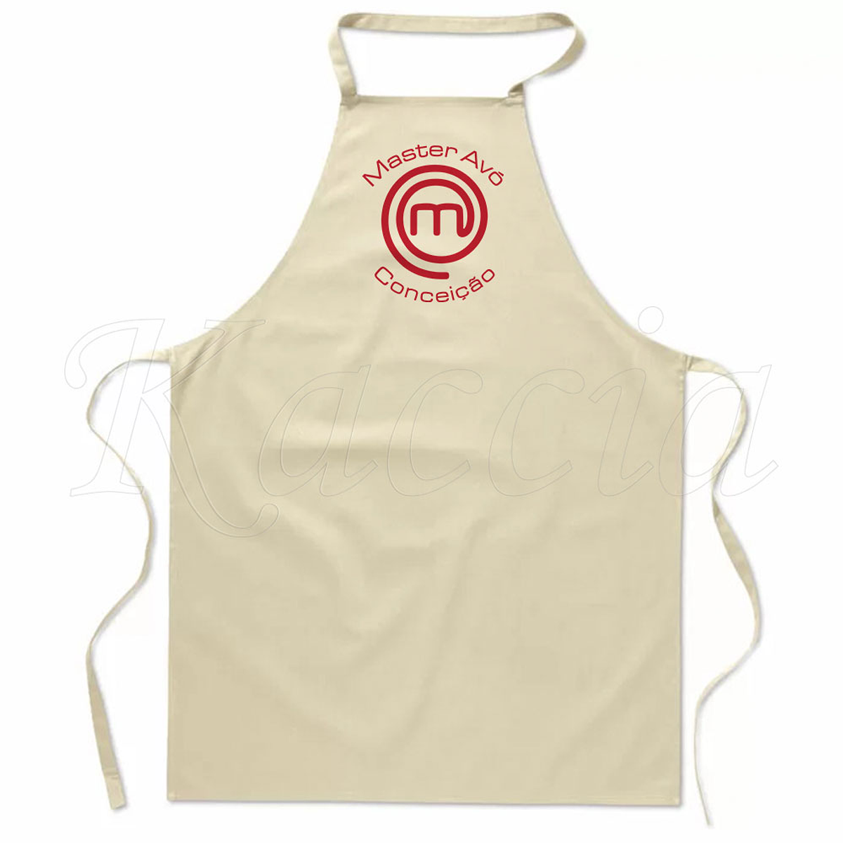 Avental Personalizado Master Chef com Nome