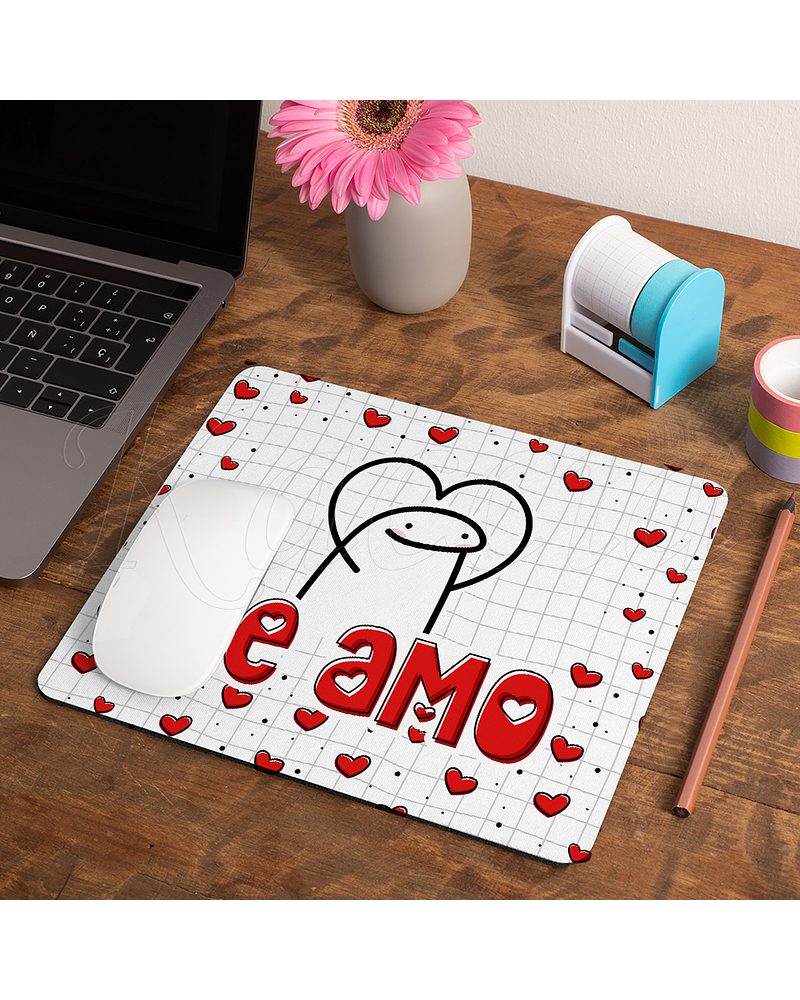 Tapete de Rato Te Amo Flork