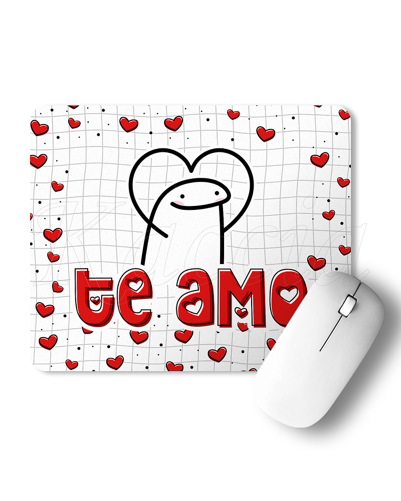 Tapete de Rato Te Amo Flork