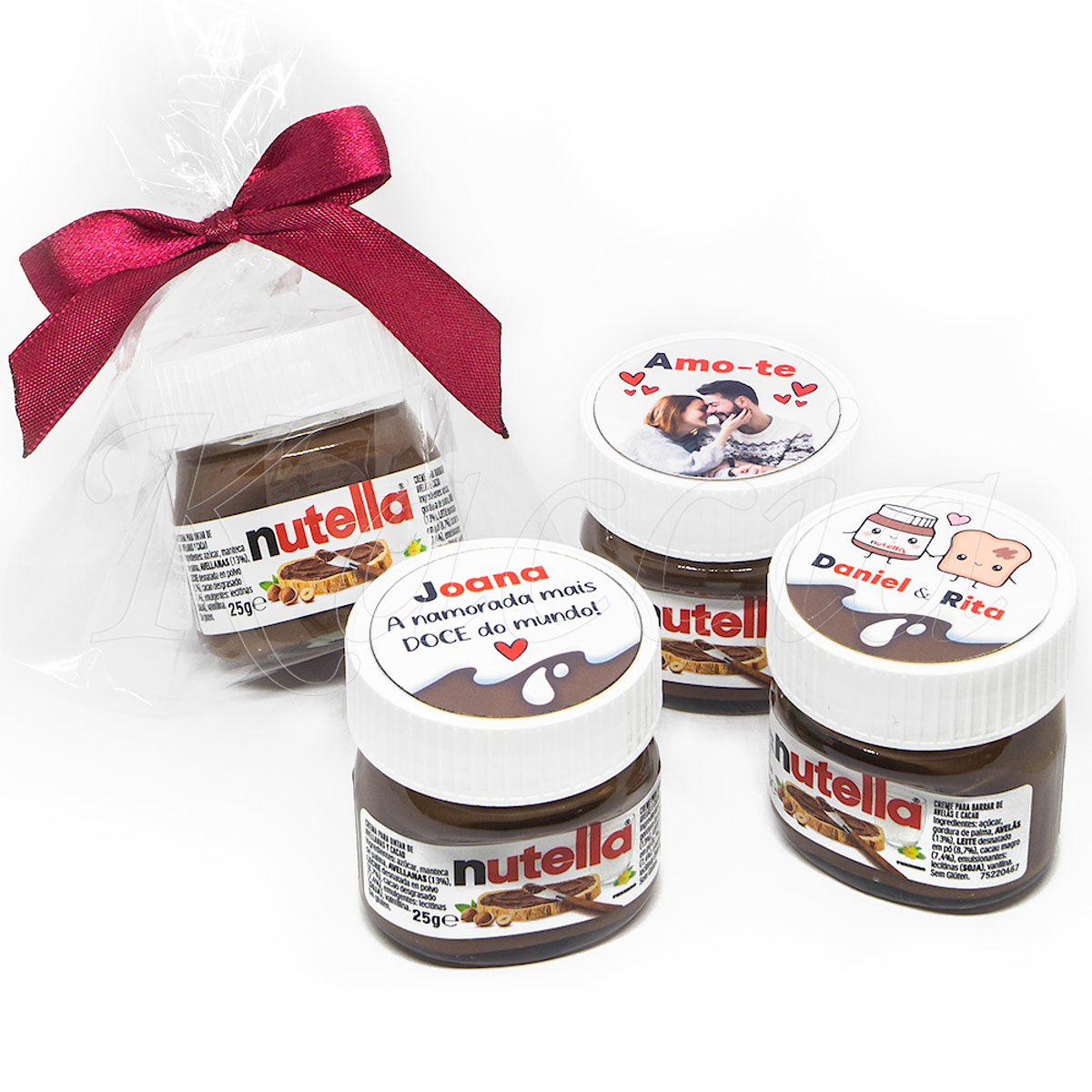 Mini Nutella Personalizável Amor