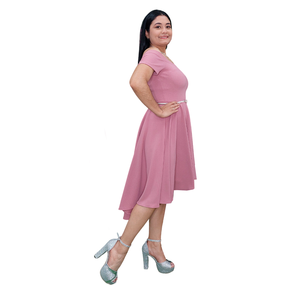 VESTIDOS PALO ROSA